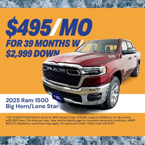 New Vehicle Specials | Harry Brown's in Faribault, MN